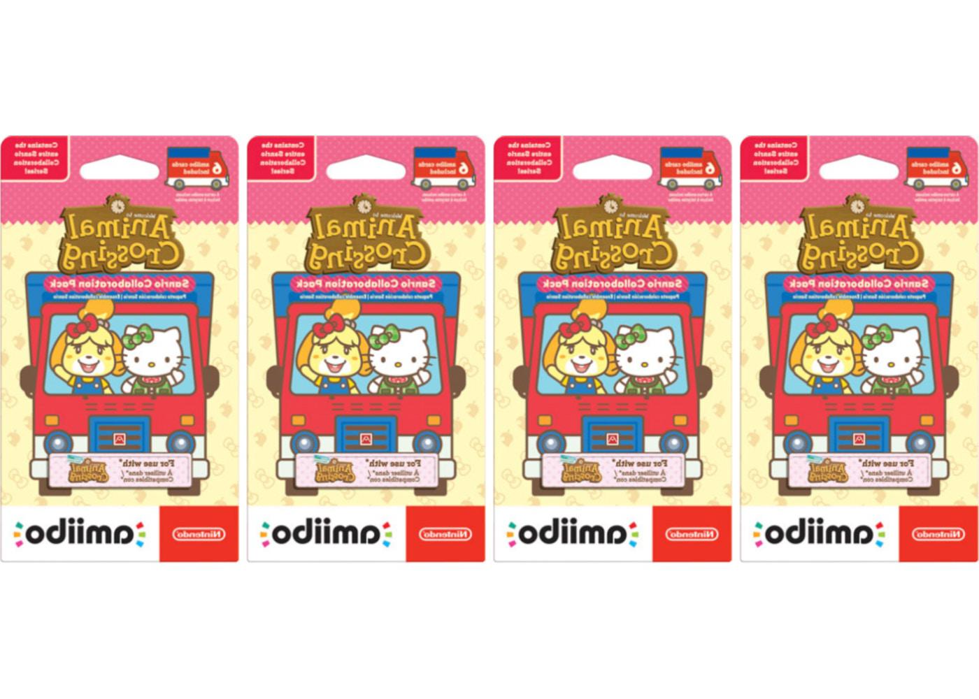 Animal Crossing Amiibo Pack 4x Lot 2021 Animal Crossing Sanrio ...