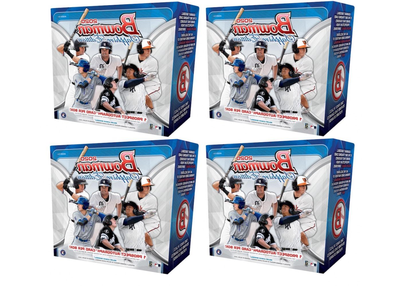 Bowman Baseball Box 4X Lot 2020 Bowman Sapphire Edition | BOWMAN - 슈프라이즈