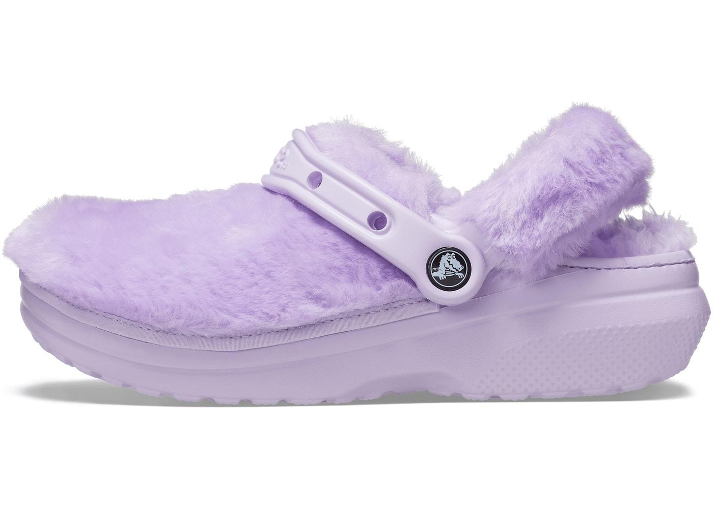 Crocs Classic Clog Fur Sure Lavender | CROCS - 슈프라이즈