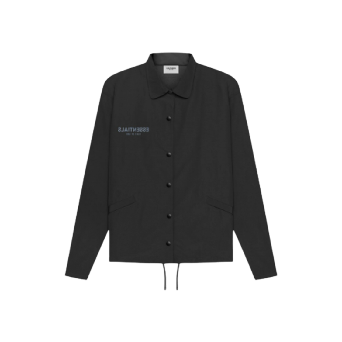 피어 오브 갓 에센셜 코치 재킷 블랙 | FEAR OF GOD ESSENTIALS - 슈프라이즈