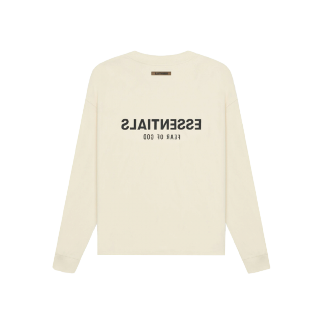 피어 오브 갓 에센셜 롱 슬리브 티셔츠 크림 (SS21) | FEAR OF GOD ESSENTIALS - 슈프라이즈