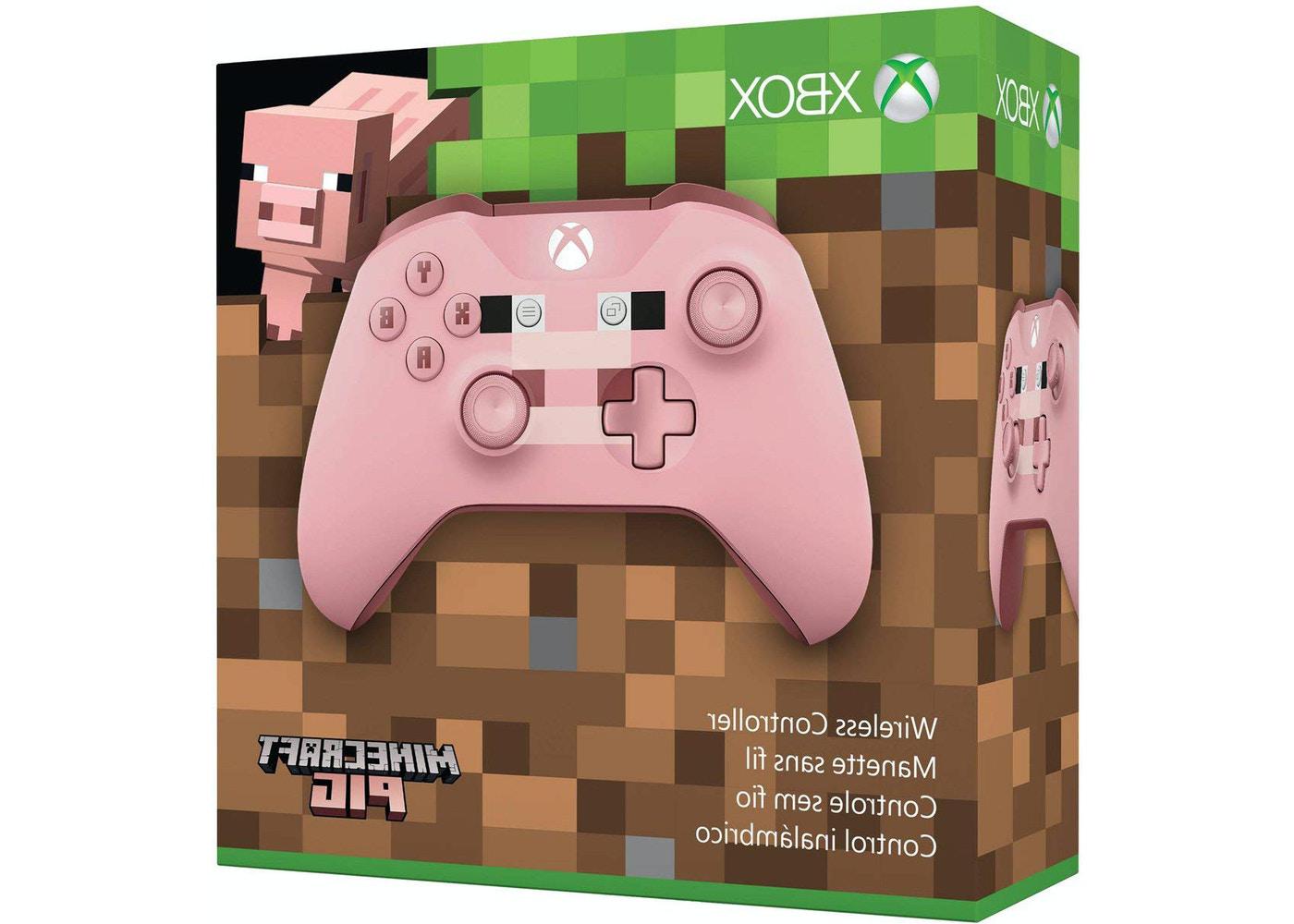 Microsoft Xbox Wireless Controller Minecraft Pig WL3-00053