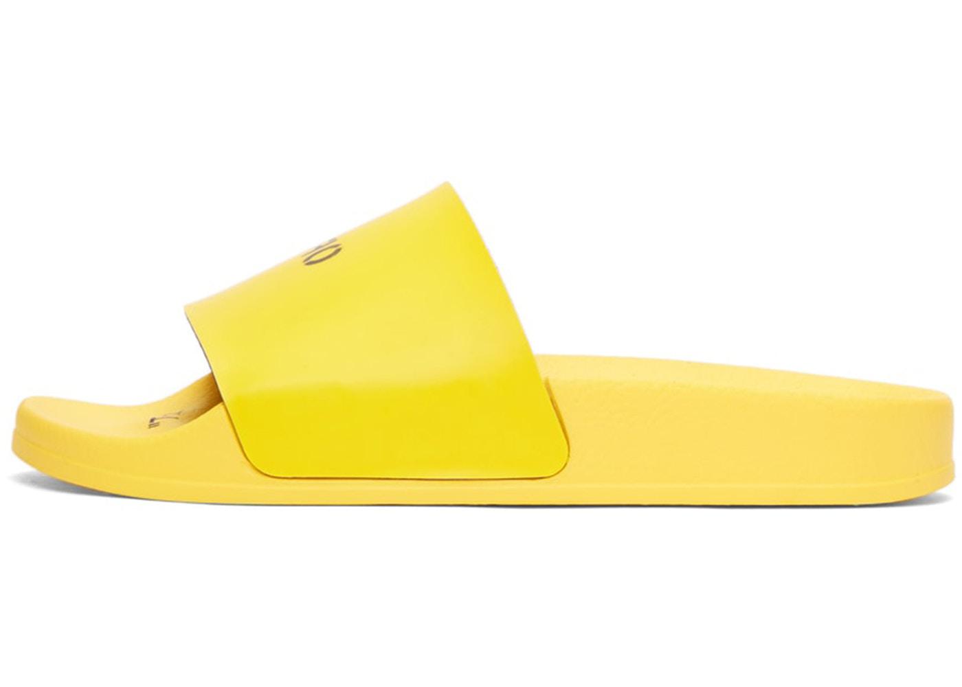 OFF-WHITE Logo Pool Slides Yellow (W) | OFF-WHITE - 슈프라이즈