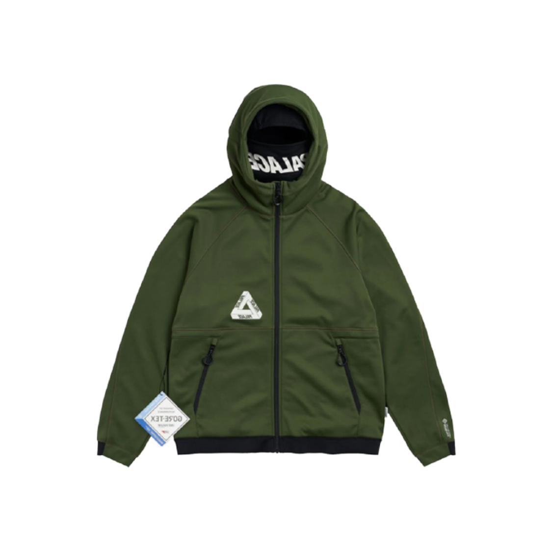 팔라스 고어 텍스 마스크 소프트 쉘 재킷 그린 | PALACE - 슈프라이즈