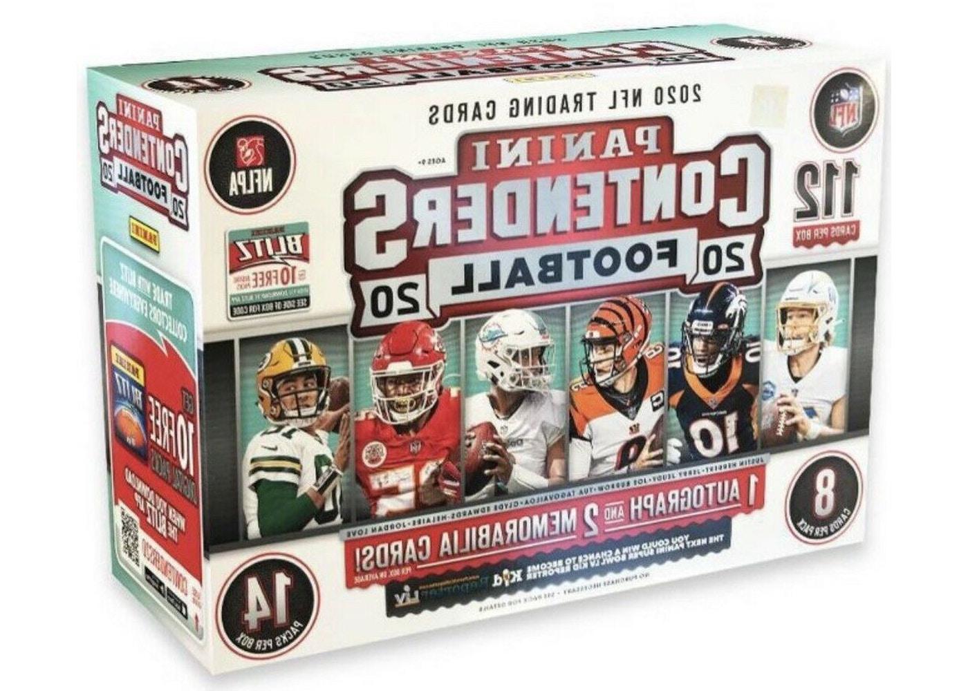 Panini Football Mega Box (14 Packs) 2020 Panini Contenders