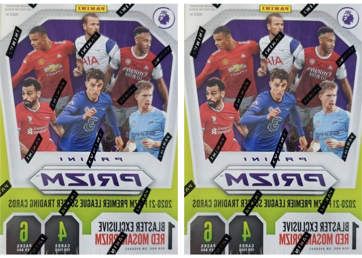 Panini Soccer Blaster Box 2x Lot 2020-21 Panini Prizm Premier League ...