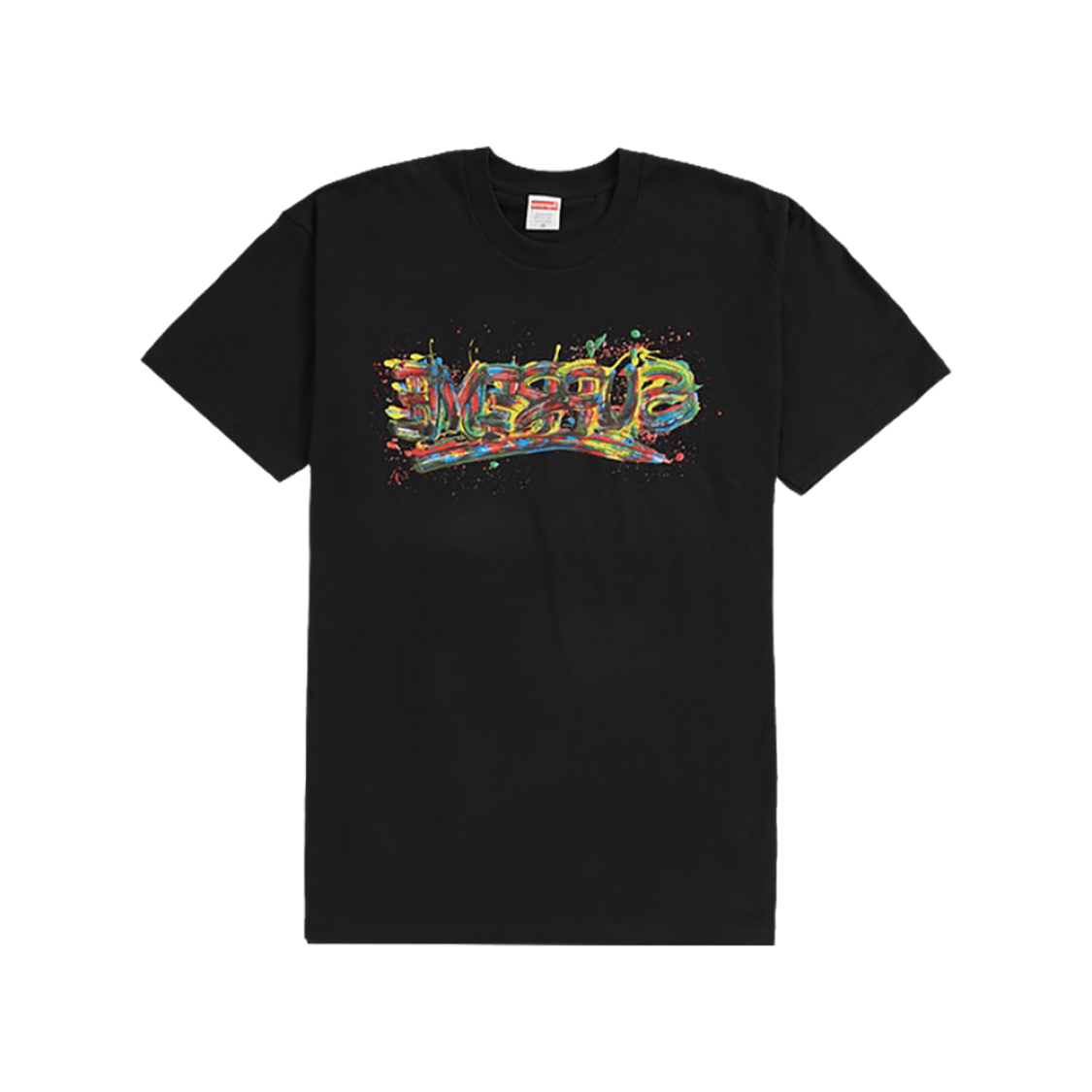슈프림 페인트 로고 티 블랙 | SUPREME - 슈프라이즈