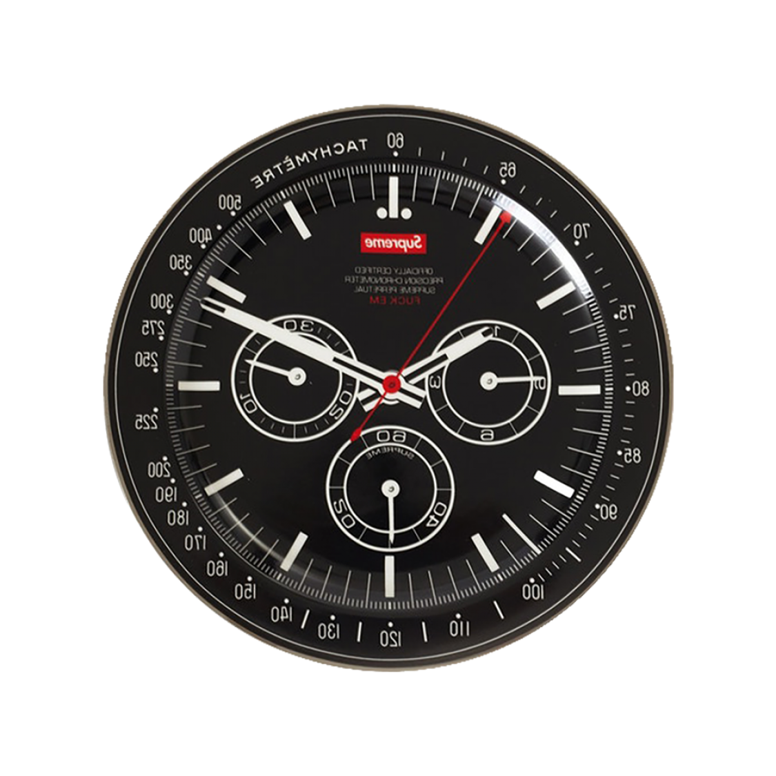 슈프림 워치 플레이트 블랙 | SUPREME - 슈프라이즈