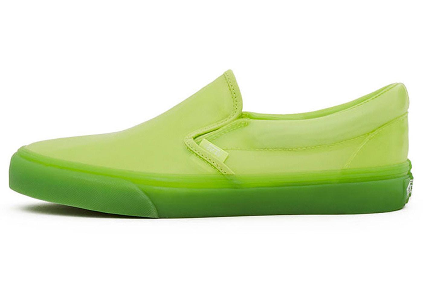 Vans x Opening Ceremony Slip On Transparent Neon Green | VANS - 슈프라이즈