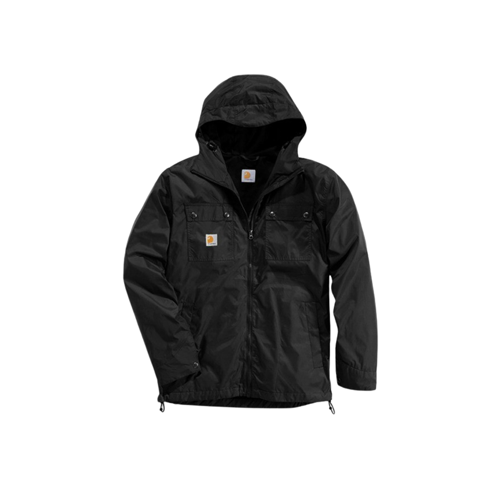 칼하트 레인 디펜더 릴랙스드 핏 라이트웨이트 자켓 블랙 100247-001 | CARHARTT - 슈프라이즈