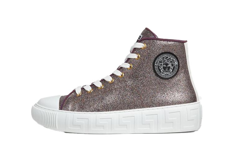 Versace Greca High Top Metallic Gold 1004185-1A02718-2X04V | VERSACE ...