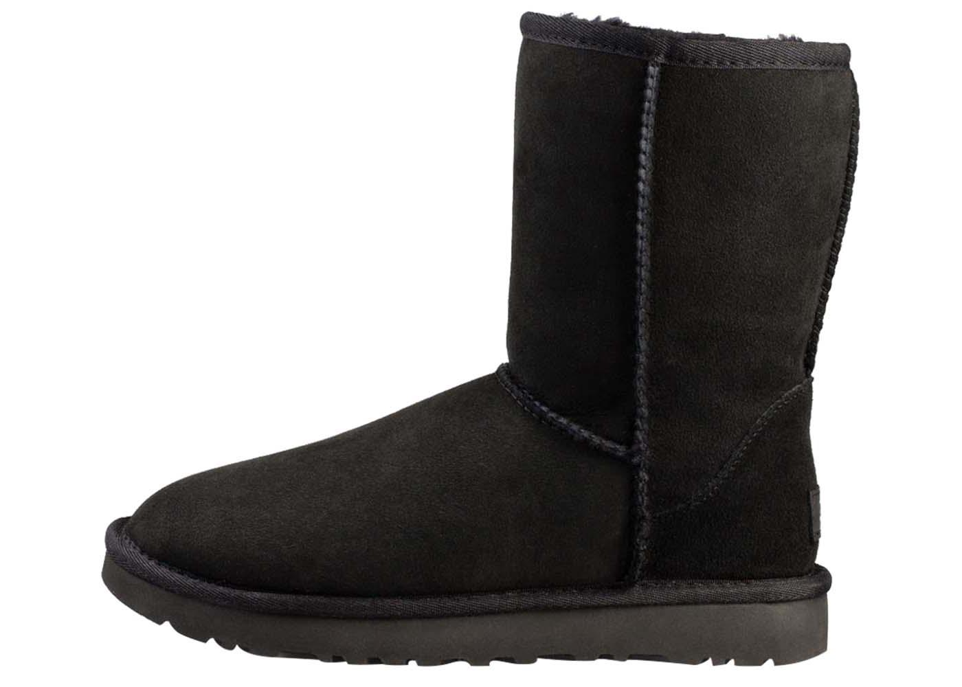 UGG Classic Short II Boot Black (W) 1016223-BLK | UGG - 슈프라이즈