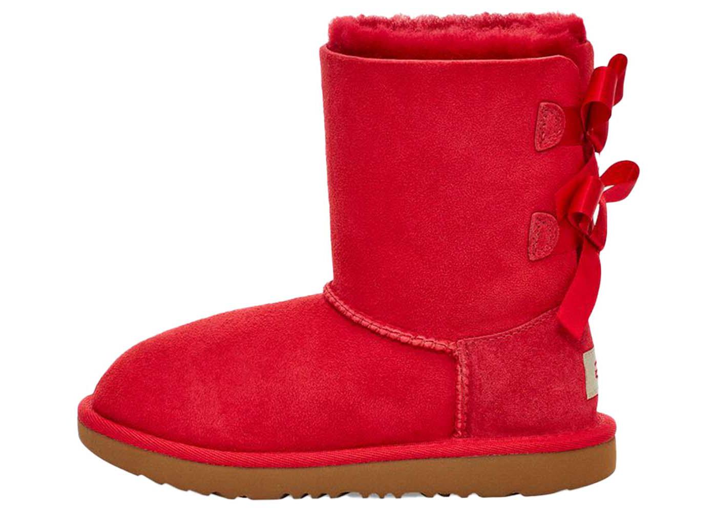 UGG Bailey Bow II Boot Ribbon Red (Toddler) 1017394T-RBRD | UGG - 슈프라이즈