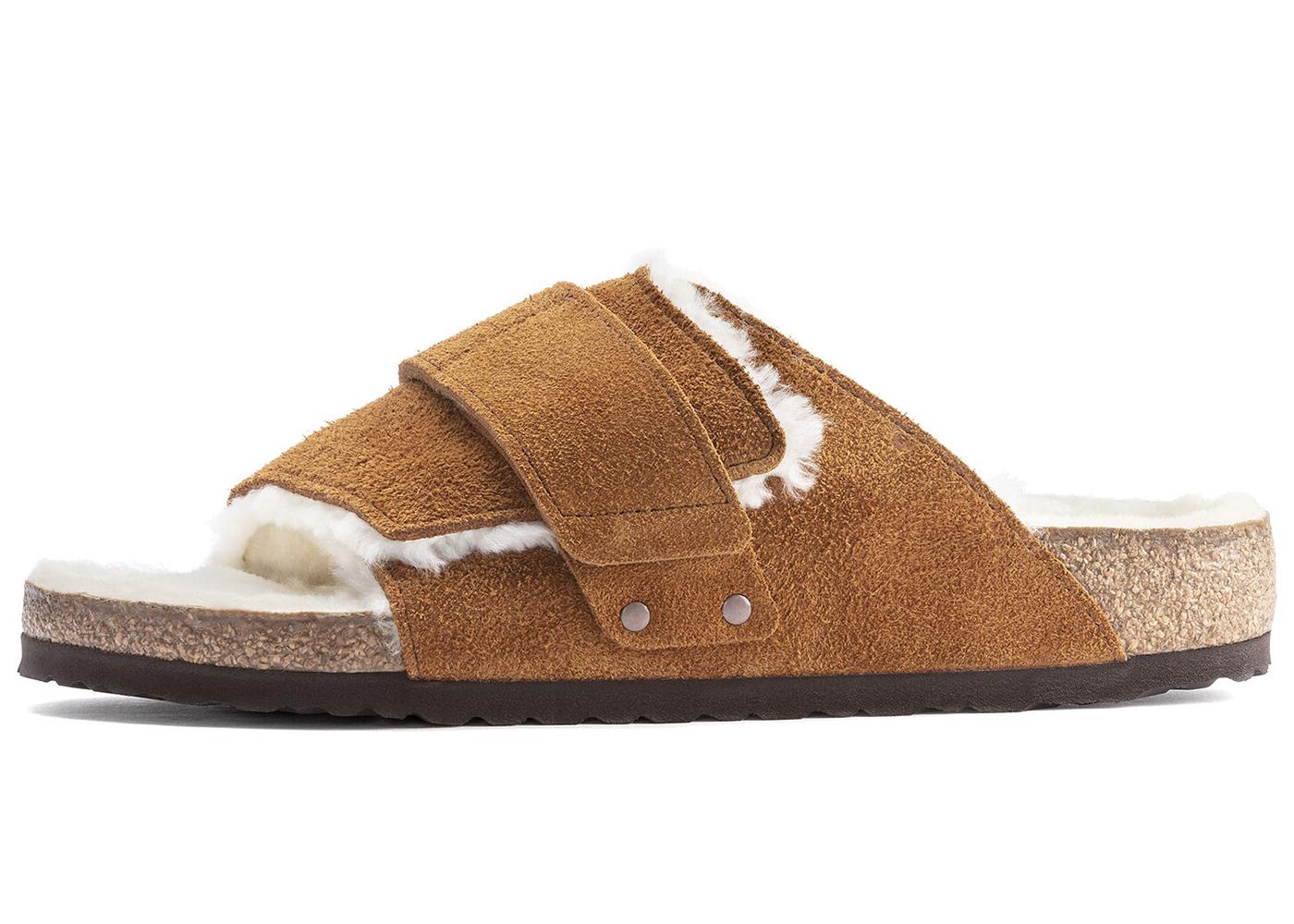 Birkenstock Kyoto Shearling Suede Mink 1023202 | BIRKENSTOCK - 슈프라이즈