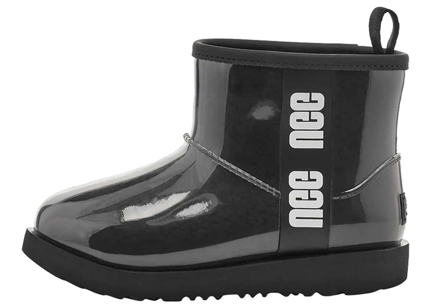 UGG Classic Clear Mini II Boot Black (Kids) 1112386K-BLK | UGG - 슈프라이즈