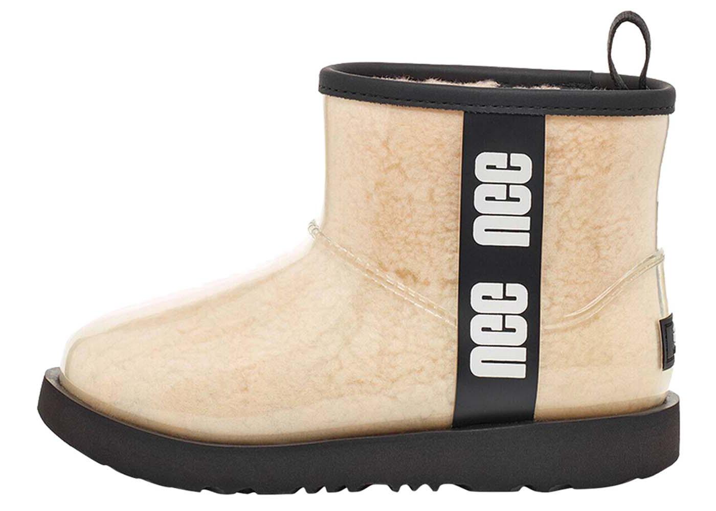 UGG Classic Clear Mini II Boot Natural Black (Kids)