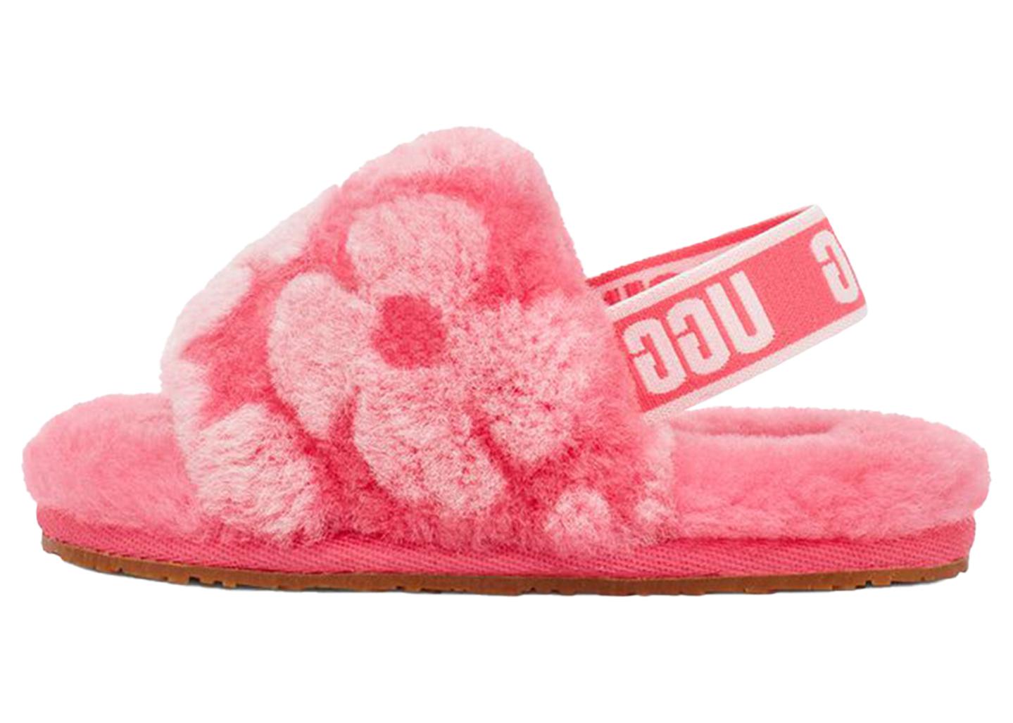 UGG Fluff Yeah Slide Poppy Strawberry (Toddler) 1120011T-SSBT | UGG - 슈프라이즈