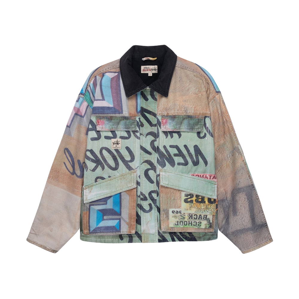 스투시 샵 재킷 알폰소 캔버스 115722 | STUSSY - 슈프라이즈