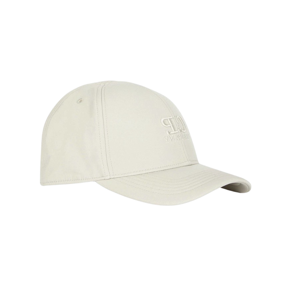 C.P. 컴퍼니 쉘-R 로고 캡 펠리칸 화이트 (22FW)