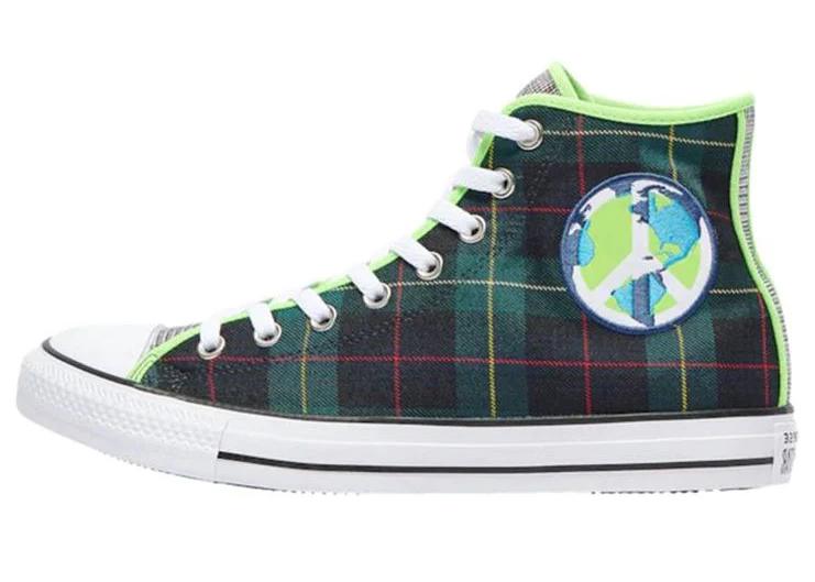 Converse Chuck Taylor All-Star Hi World Peace Green Red 167367F ...