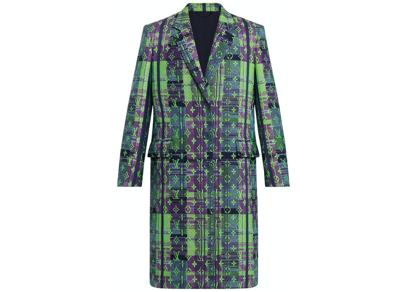 Louis Vuitton Monogram Neon Check Coat Multicolor 1A974M | LOUIS ...