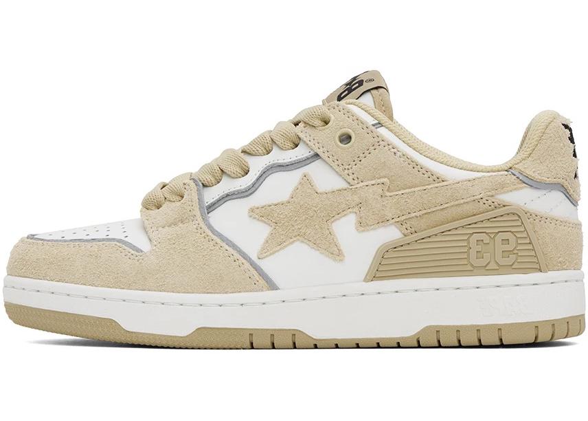 A Bathing Ape Bape SK8 Sta Beige Suede 1J80-191-057-BEI | BAPE - 슈프라이즈
