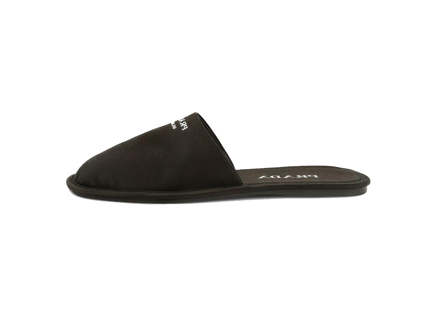 Prada Satin Slippers Black 1S579M-F005 | PRADA - 슈프라이즈