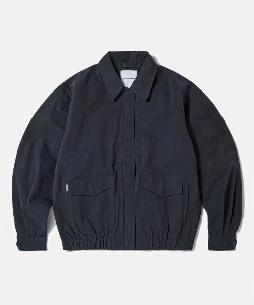 Flight Bomber Jacket Navy 20240123-15 | ESPIONAGE - 슈프라이즈