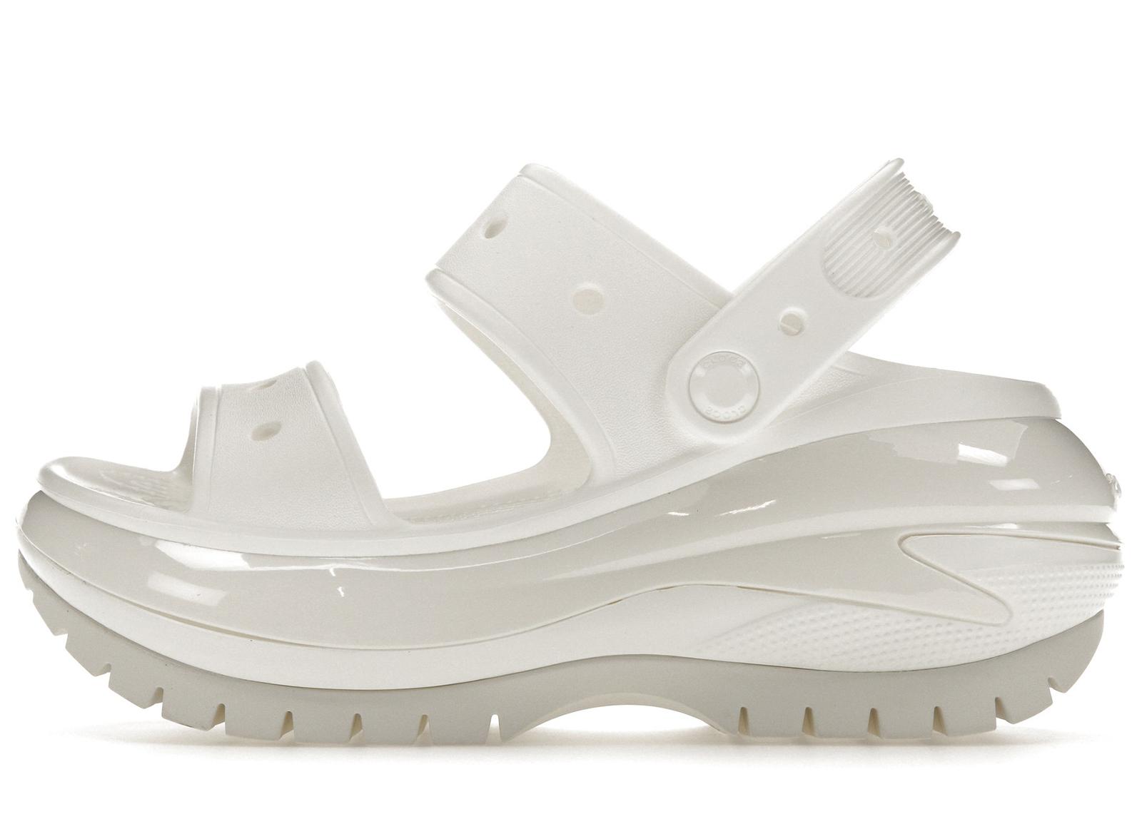 Crocs Mega Crush Sandal White 207989-100 | CROCS - 슈프라이즈