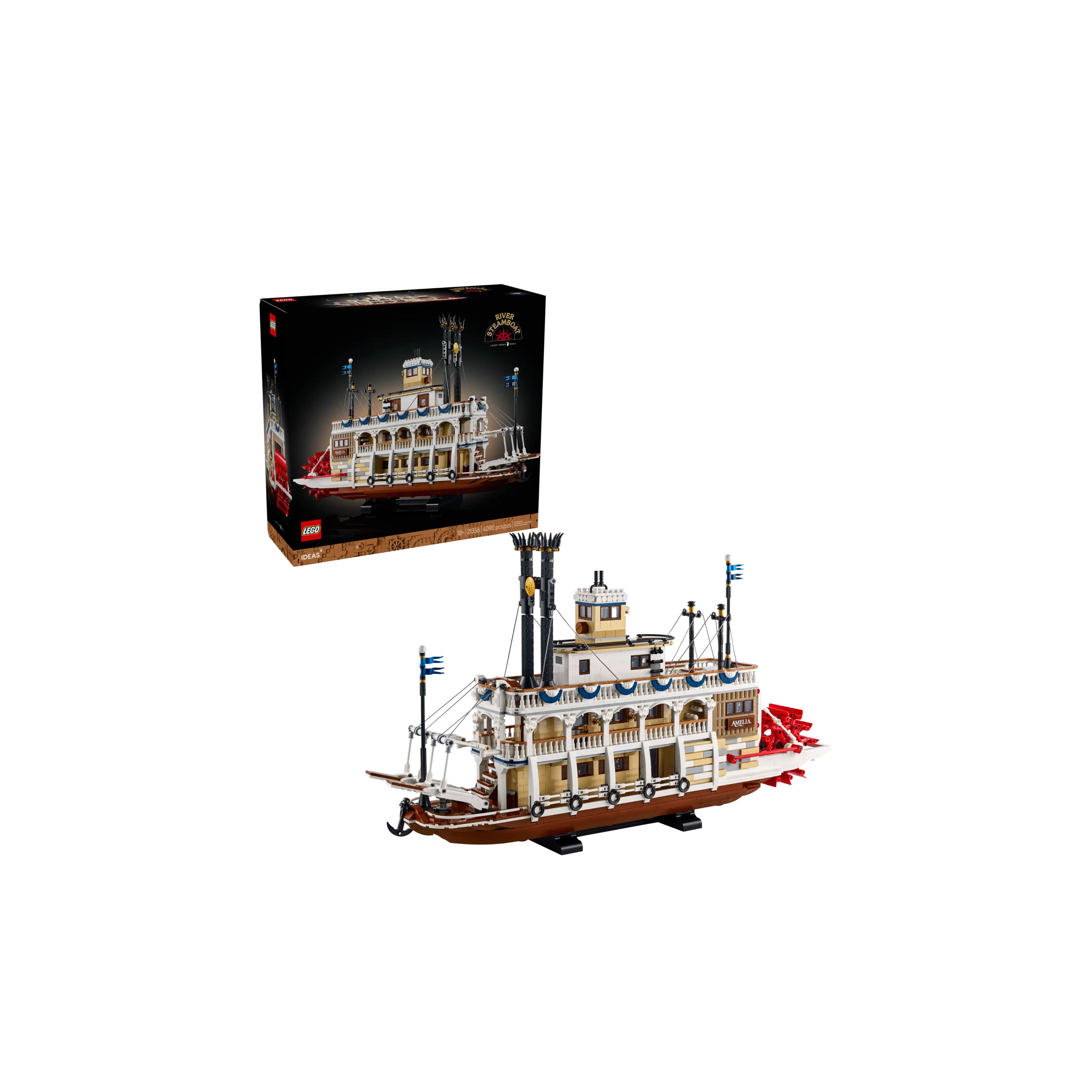 미시시피강 증기선 21356 | 아이디어 | 레고® 21356 | LEGO - 슈프라이즈