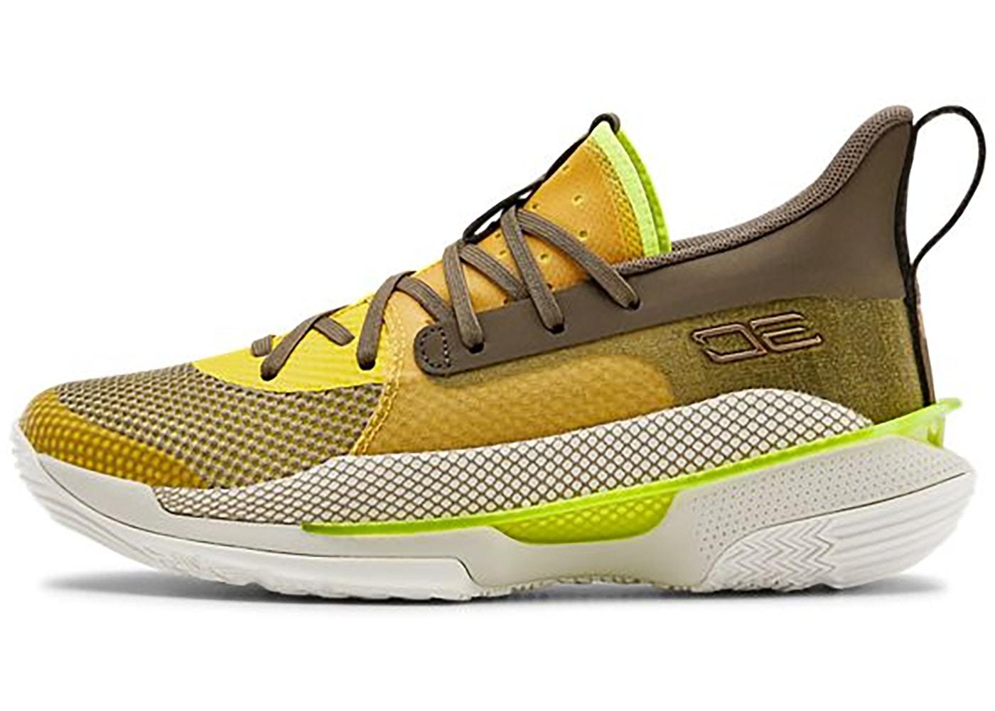 Under Armour Curry 7 Zeppelin Yellow (GS) 3022113-701 | UNDER ARMOUR ...