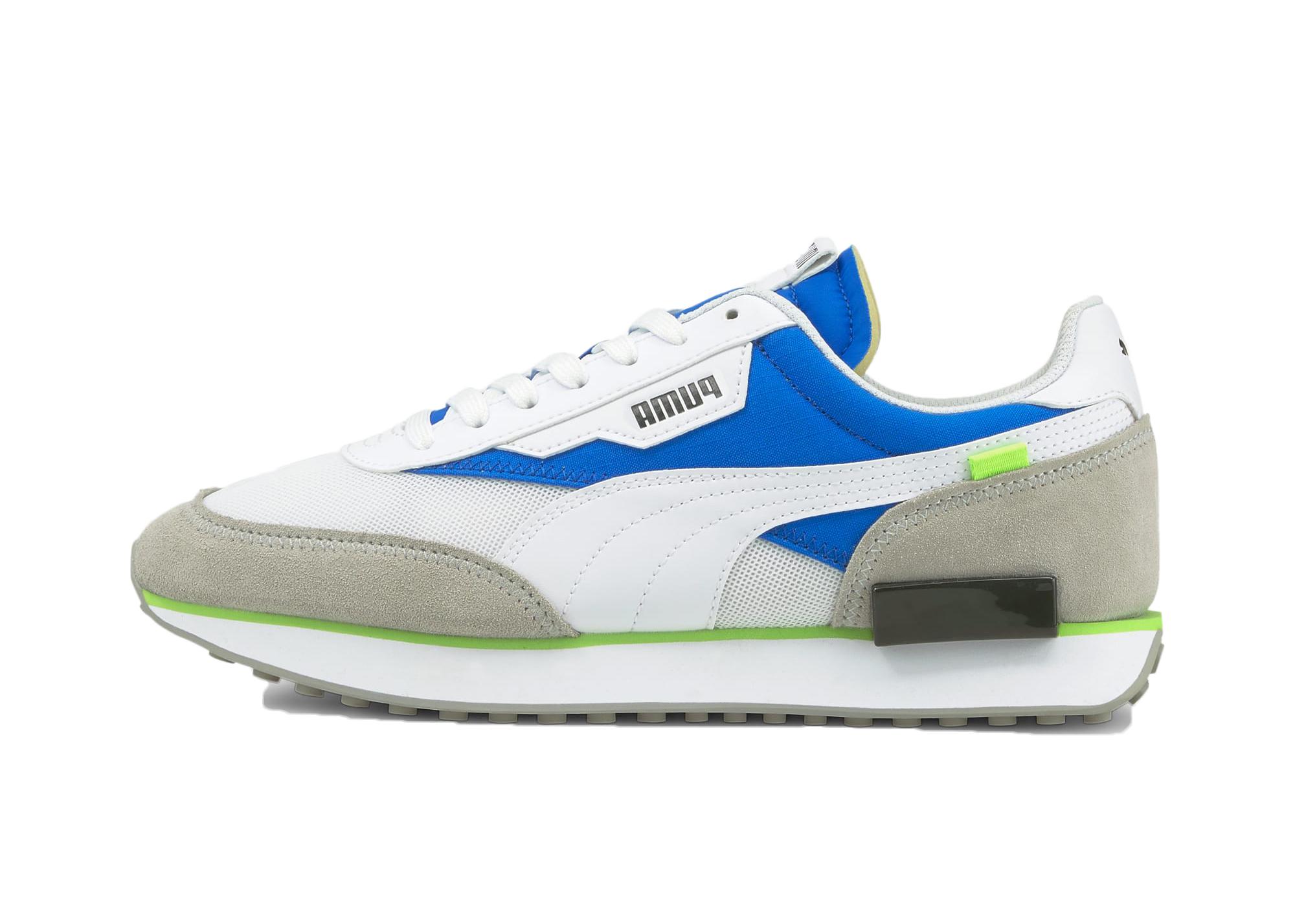 Puma Future Rider Core White Blue Lime 374038-15 | PUMA - 슈프라이즈