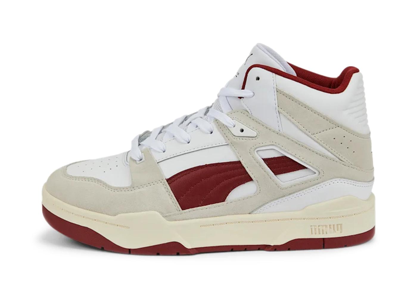 Puma Slipstream Hi Heritage Puma White Nimbus Cloud Intense Red 387998 ...