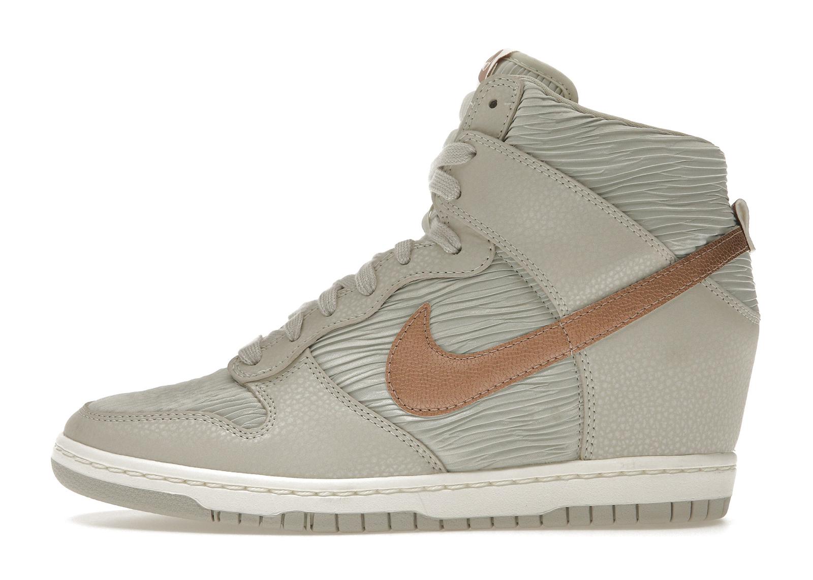Nike Dunk High Sky Hi Light Bone Metallic Red Bronze (Women's) 528899 ...
