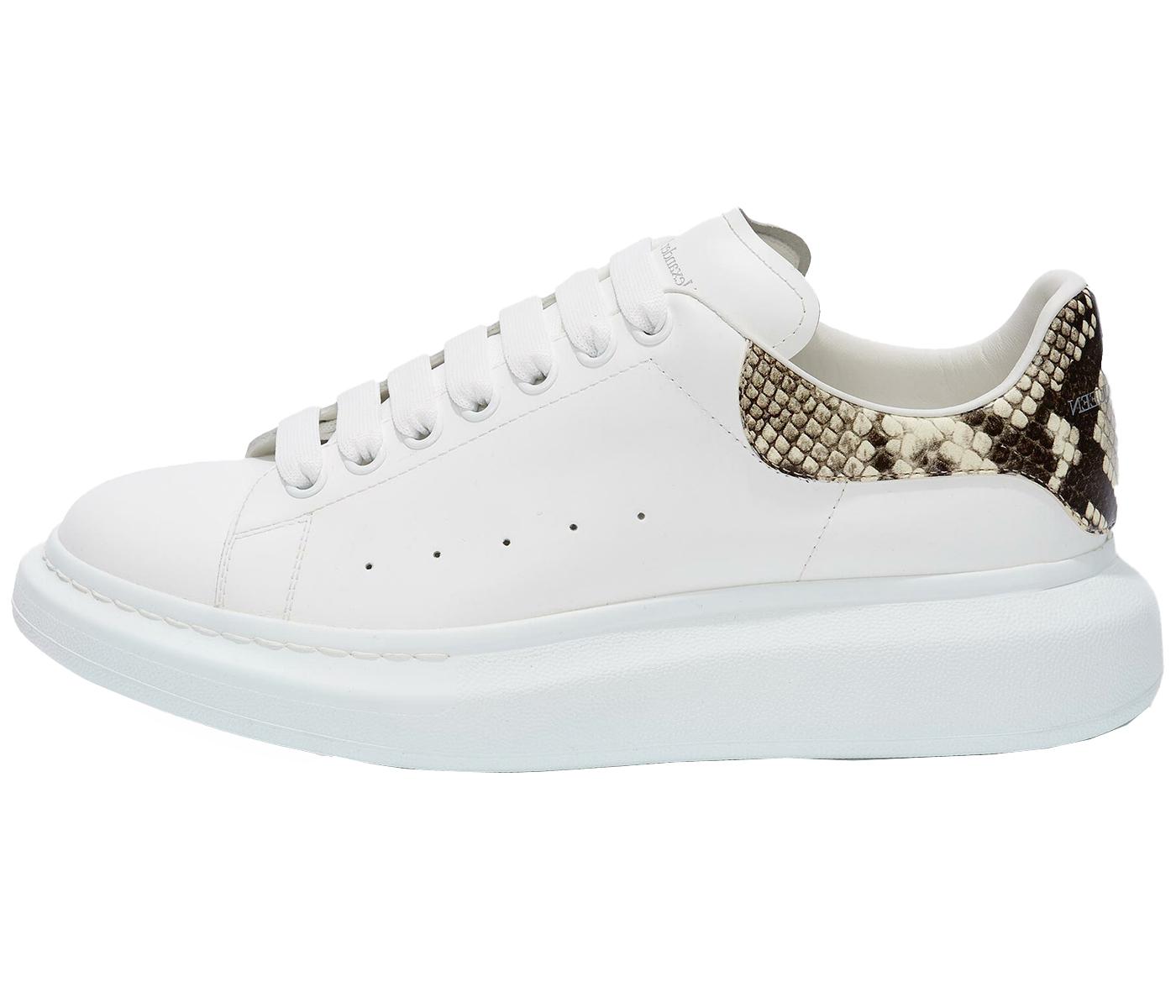 Alexander McQueen Oversized White Natural Python (W) 553770-WHWKC-9306 ...