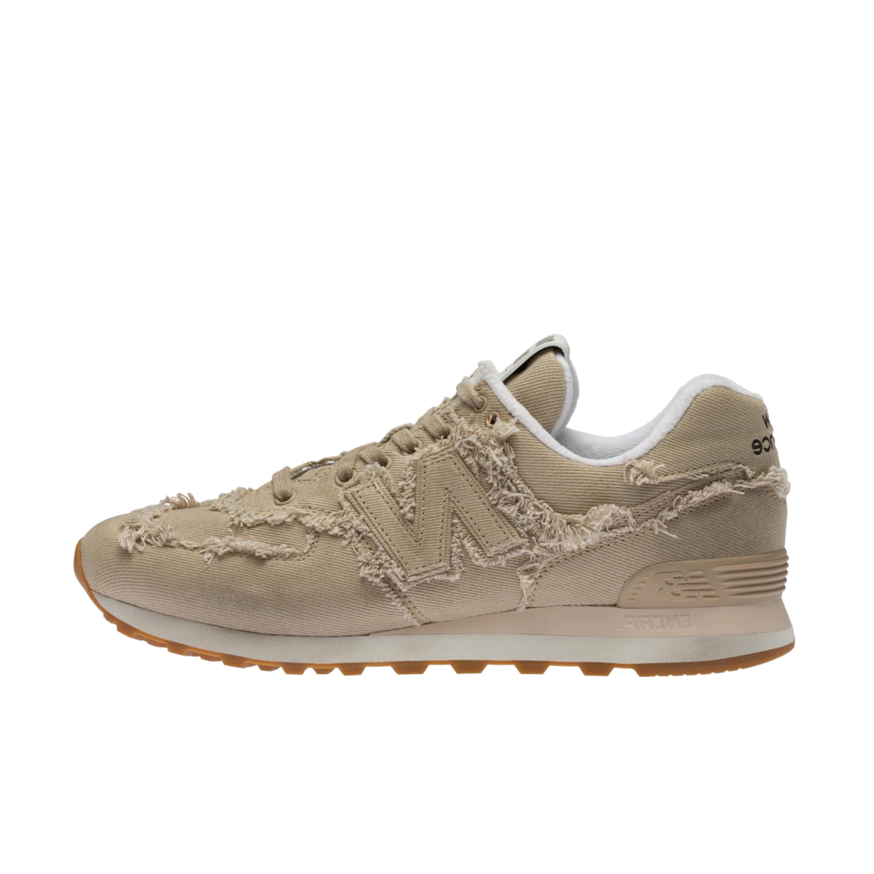 미우미우 x 뉴발란스 574 데님 스니커즈 우먼스 베이지 5E765D-CSL-F0044 | NEW BALANCE - 슈프라이즈