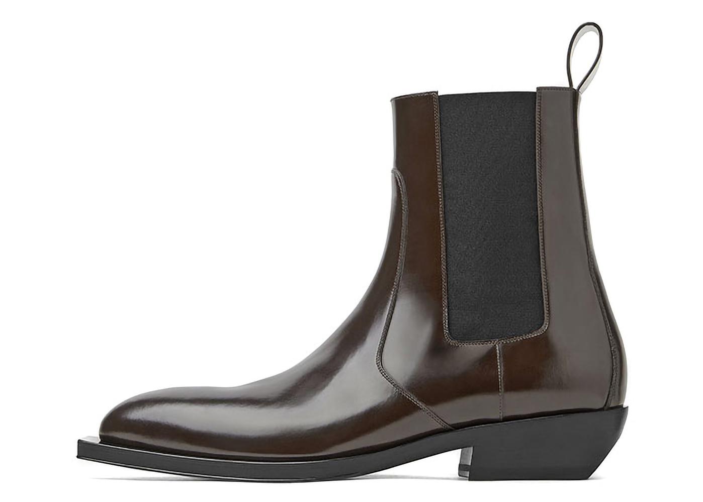 Bottega Veneta Pointed Toe Chelsea Boot Brown 667085V10T02113 | BOTTEGA ...
