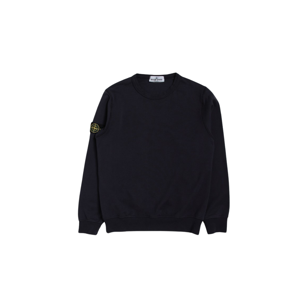 스톤 아일랜드 61340 코튼 플리스 크루넥 스웻셔츠 잉크 블루 (23SS) (키즈) 781661340-V0026 | STONE ...