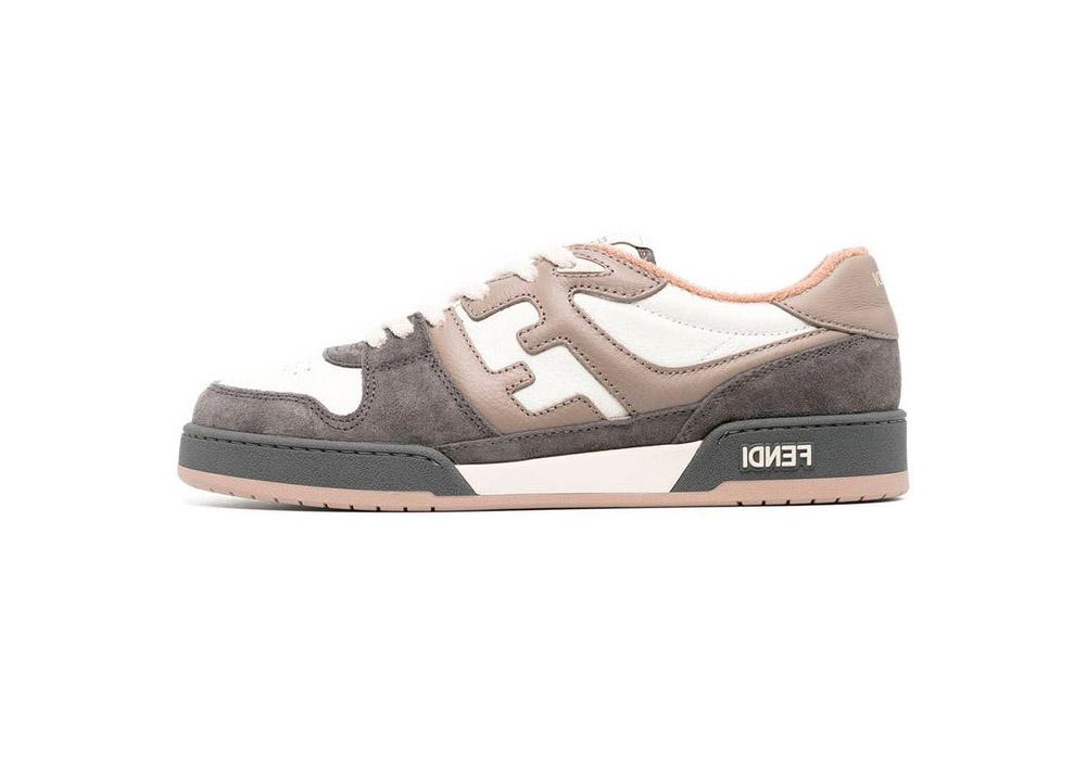 Fendi Match Low Top Grey Suede 7E1493AI1N-F1IJF | FENDI - 슈프라이즈