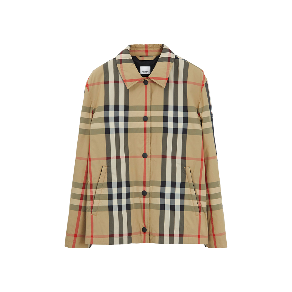 버버리 체크 나일론 재킷 아카이브 베이지 8070347 | BURBERRY - 슈프라이즈