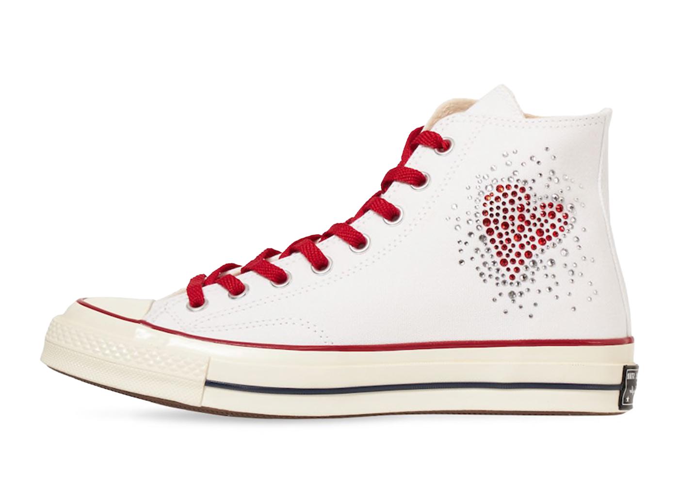 Converse Chuck Taylor All-Star 70 Hi LTD Crystal Red Heart A02103C ...