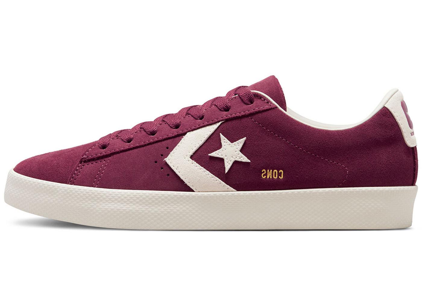 Converse CONS Pro Leather Vulc Pro Suede Low Cherry Vision A02953C ...