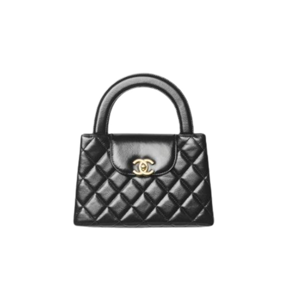 샤넬 미니 쇼핑백 샤이니 빈티지 카프스킨 & 골드 메탈 블랙 AS4416-B14296-94305 | CHANEL - 슈프라이즈