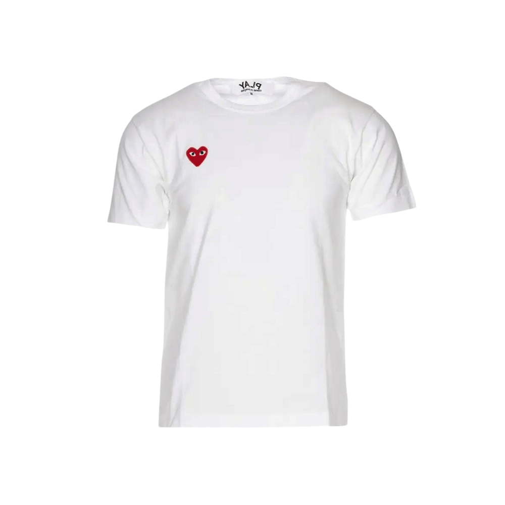 꼼데가르송 플레이 레드 하트 티셔츠 화이트 AX-T108-051-2 | CDG PLAY - 슈프라이즈
