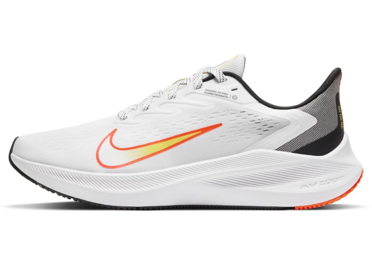 Nike Air Zoom Winflo 7 White Bright Mango (W) CJ0302-107 | NIKE - 슈프라이즈