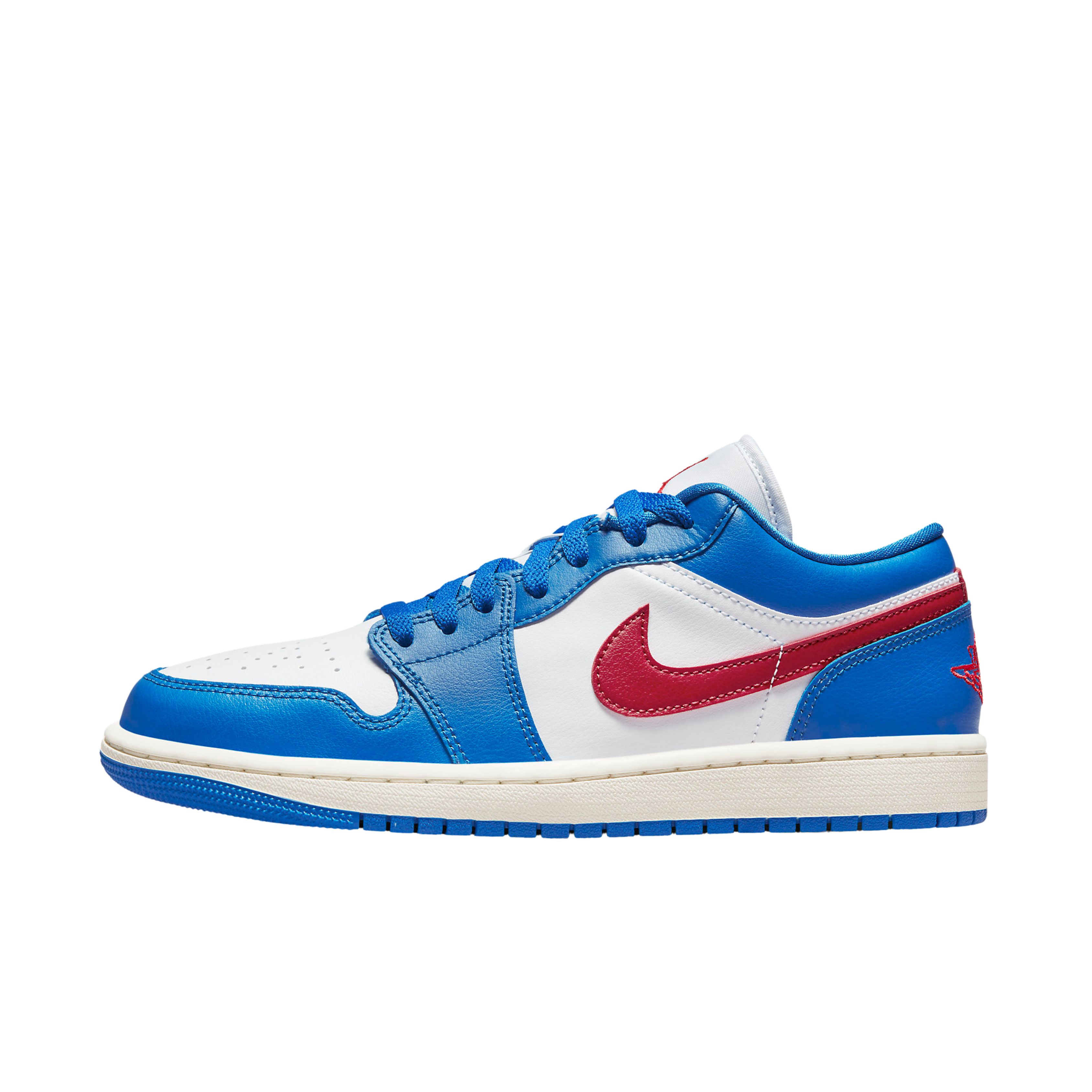 에어 조던 1 로우 우먼스 스포츠 블루 앤 짐 레드