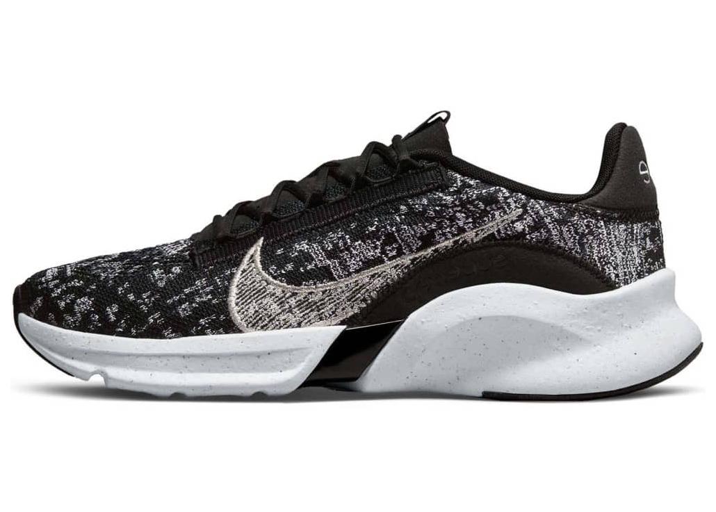 Nike SuperRep Go 3 Flyknit Next Nature Black Metallic Silver (W) DH3393 ...