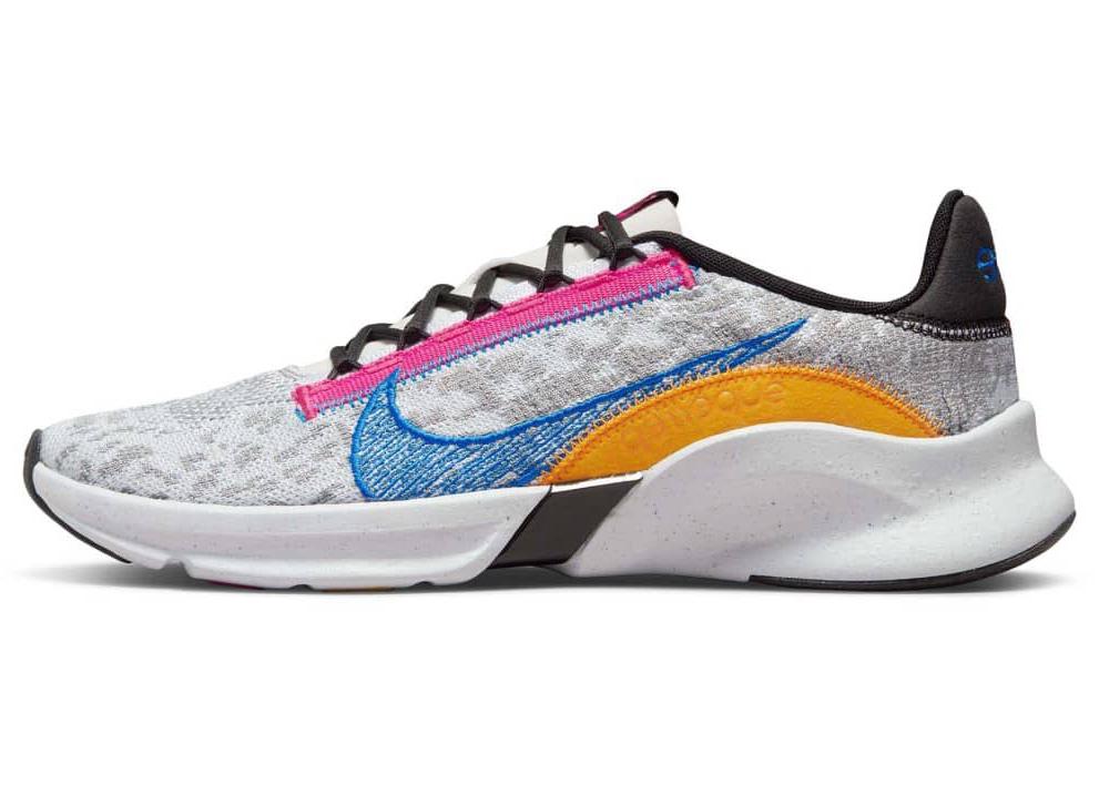 Nike SuperRep Go 3 Flyknit Light Smoke Grey Photo Blue Pink DH3394-009 ...
