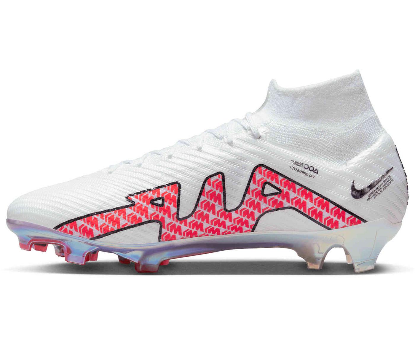 Nike Mercurial Superfly 9 Elite FG White Bright Crimson DJ4977-101 ...