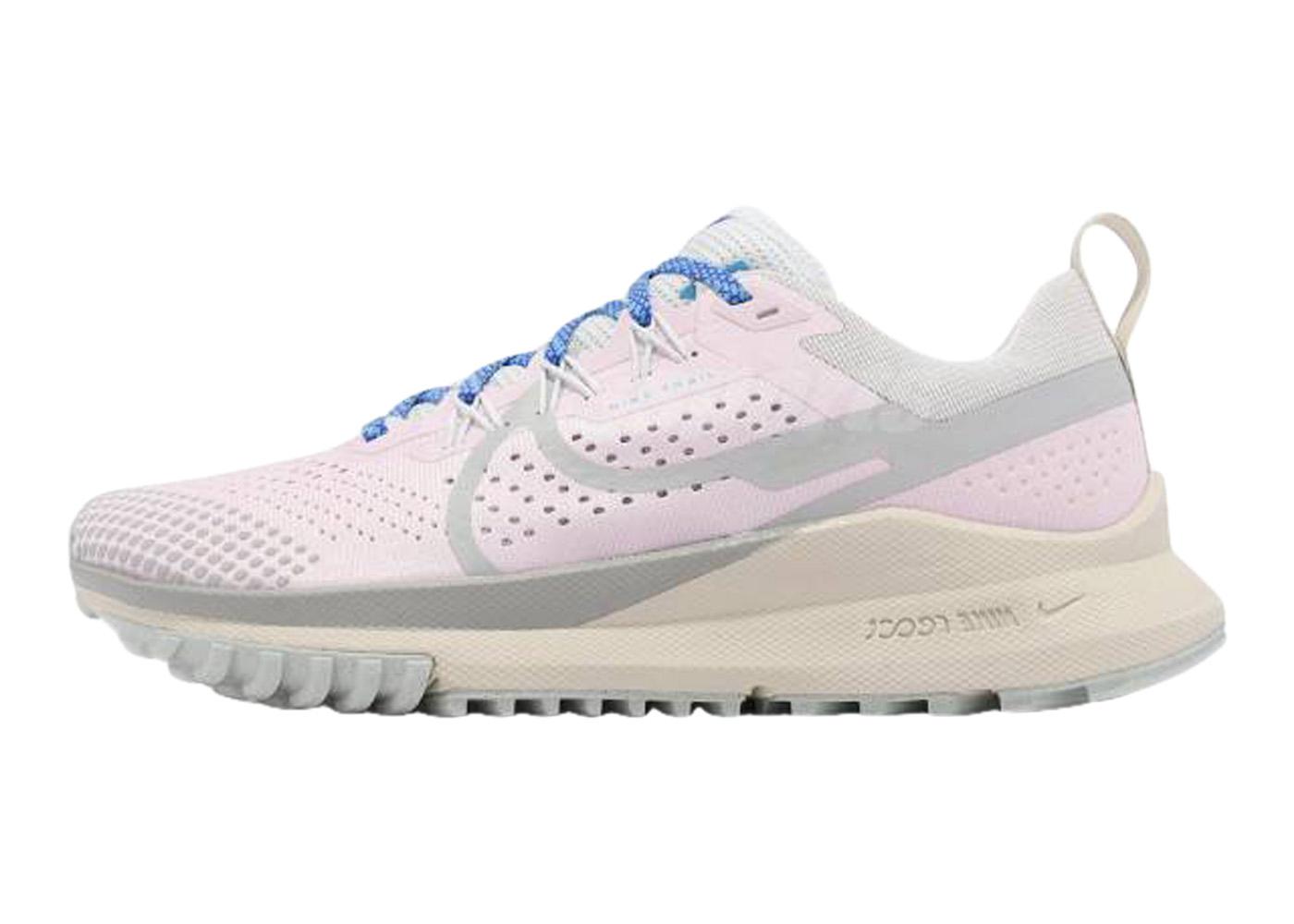 Nike React Pegasus Trail 4 Pearl Pink Football Grey Baltic Blue Wolf ...